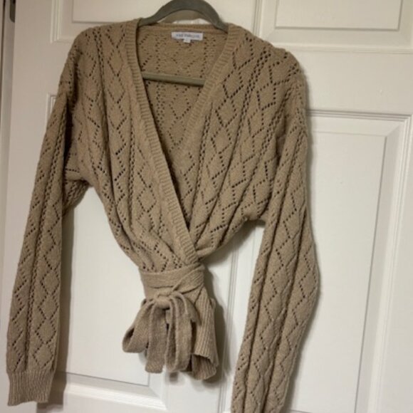 Miss Sparkling | Sweaters | Miss Sparkling Nwot Size L Taupetan Knit ...